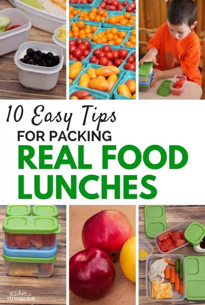 10 Easy Tips for Packing Real Food Lunches
