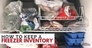 How to Do a Freezer Inventory to Stay Organized