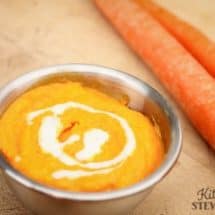 Homemade Baby Food: Creamy Carrot Ginger Puree