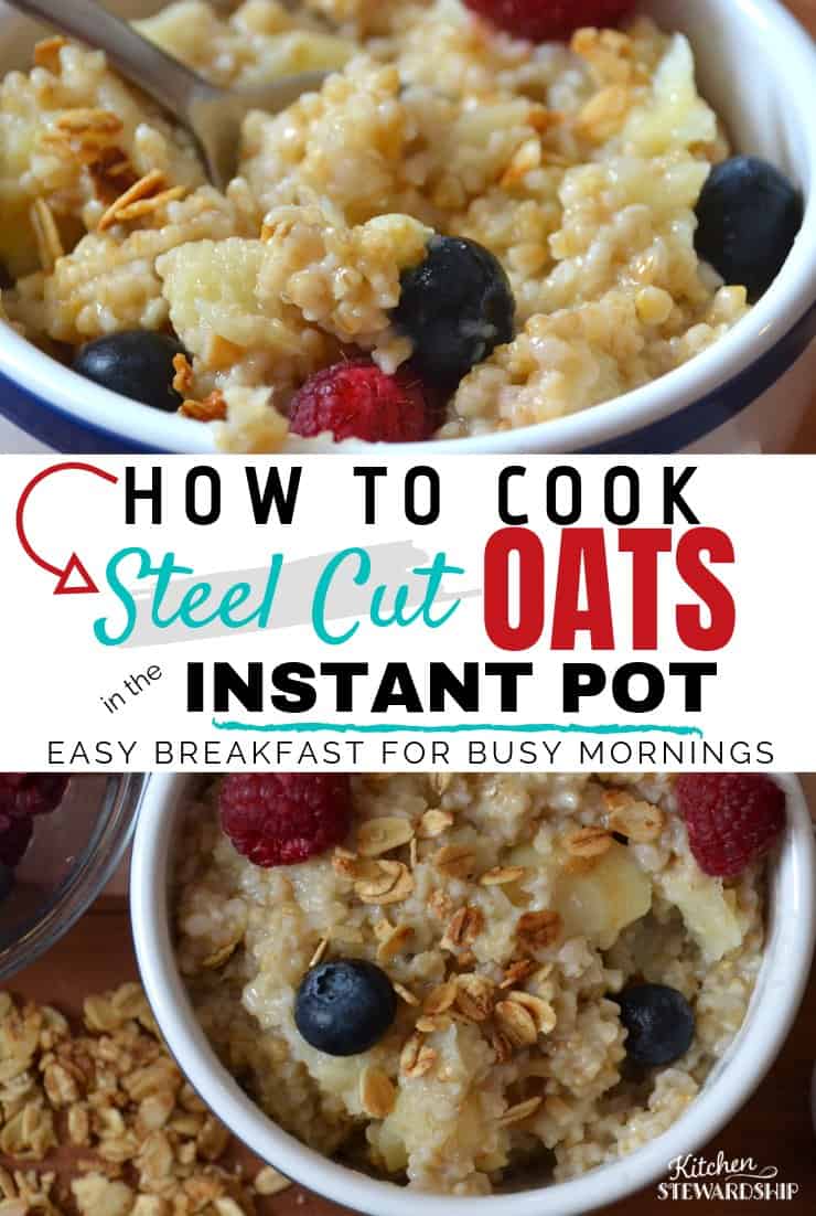 How to Cook Steel Cut Oats in the Instant Pot